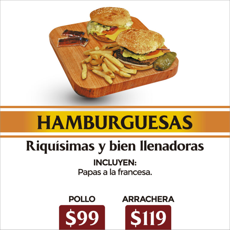 Menú – Pollos La Cabaña