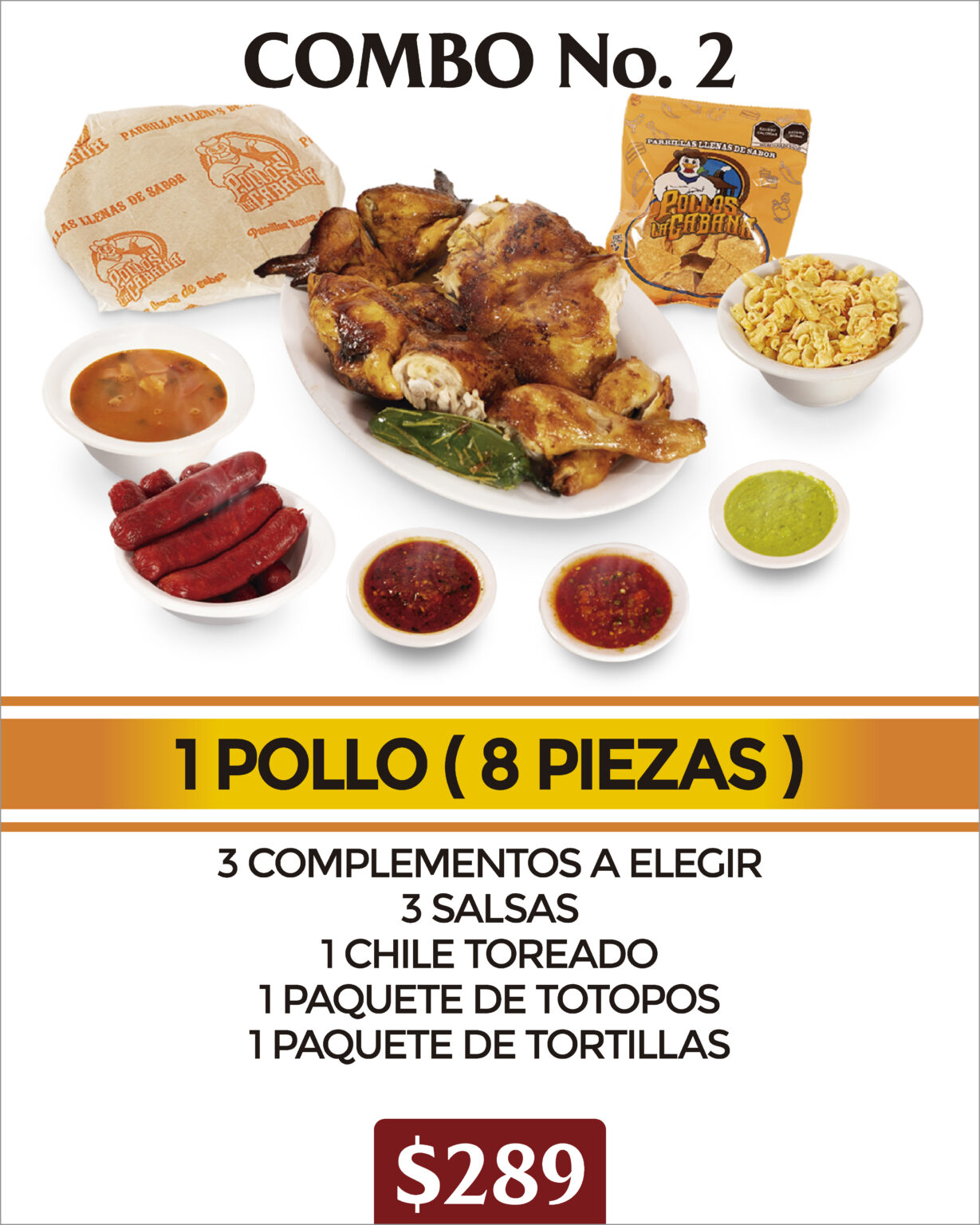 Menú – Pollos La Cabaña