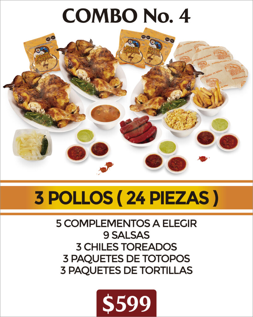 Menú – Pollos La Cabaña