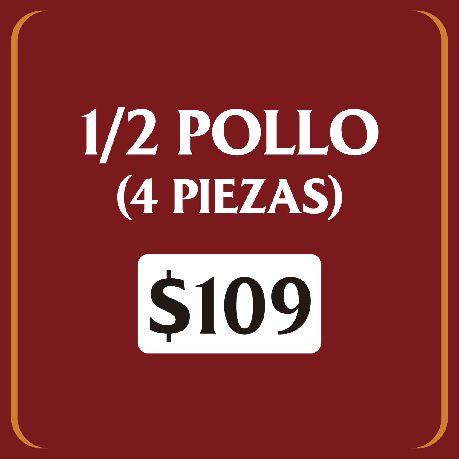 Menú – Pollos La Cabaña