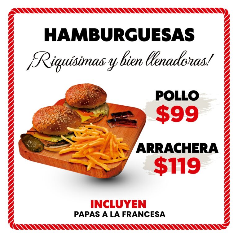 Menú – Pollos La Cabaña