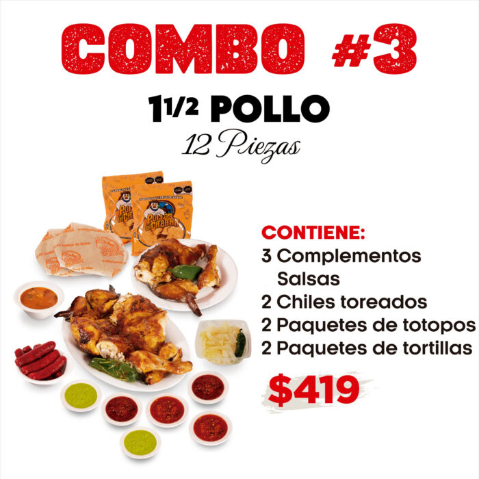 Menú – Pollos La Cabaña